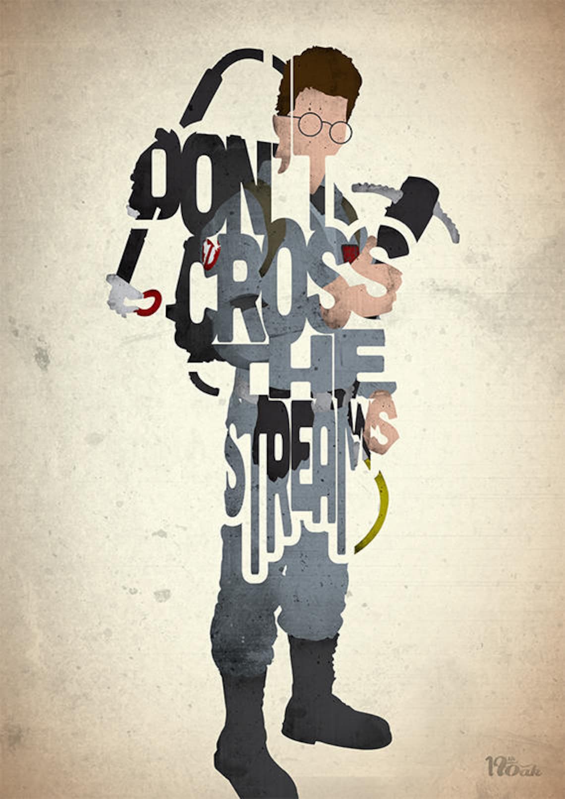 Ghostbusters Movie Poster 80s Sci-fi Typography Quote Film - Etsy