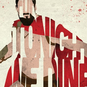 300 Movie Poster - Spartan Typography Quote Film Art Print. Leonidas ...