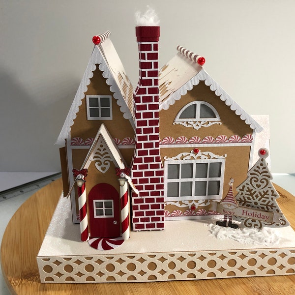 3d Gingerbread House - Etsy