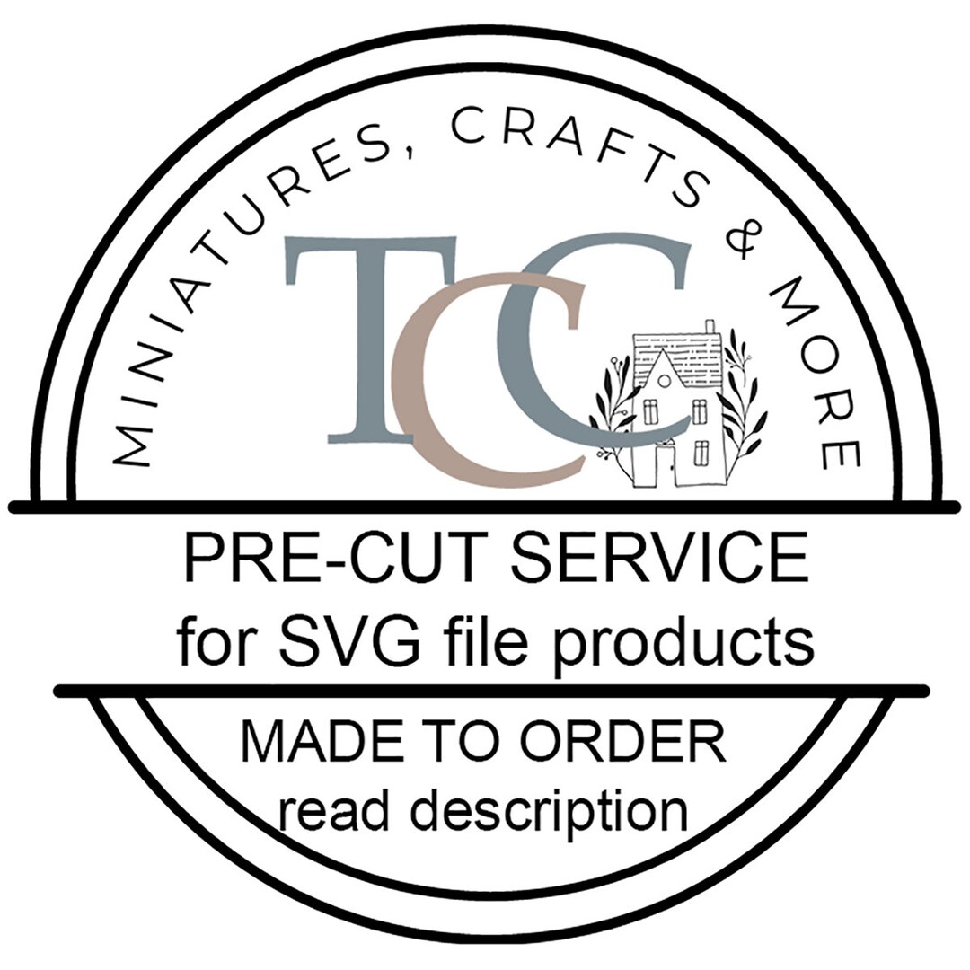 PRE-CUT Service for SVG File Products Made to Order - Etsy