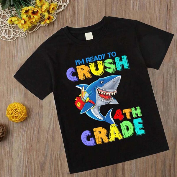 Ready to Crush School Shark Png - Etsy