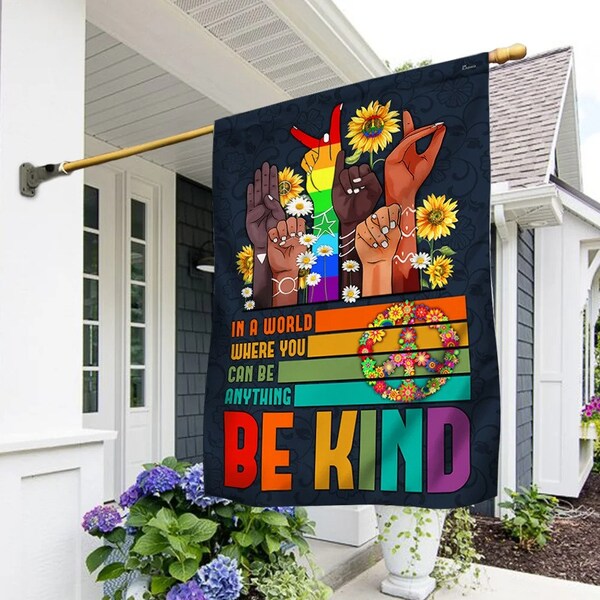 Be Kind Flag - Etsy