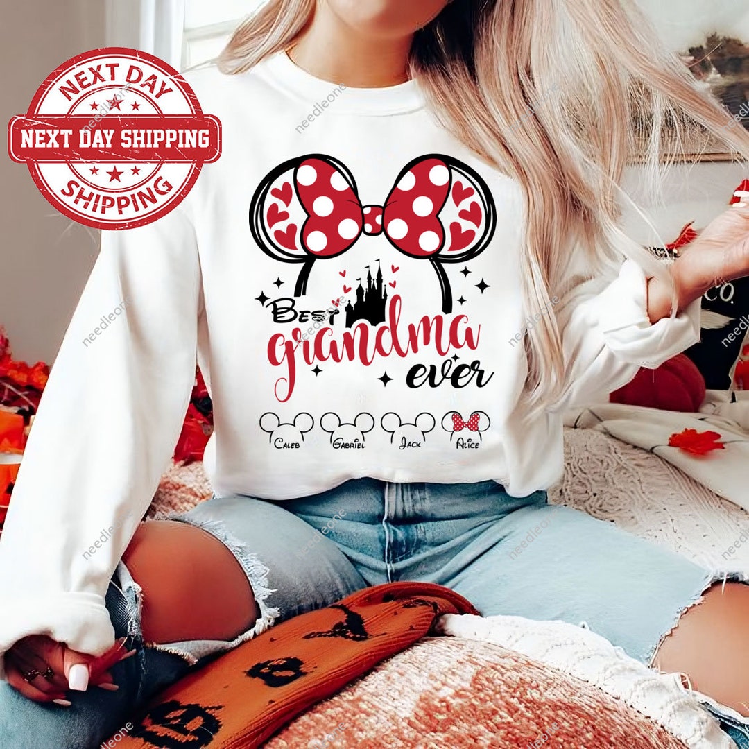 Custom Disney Grandma's Mouse Tshirt, Magical Grandma Sweatshirt ...