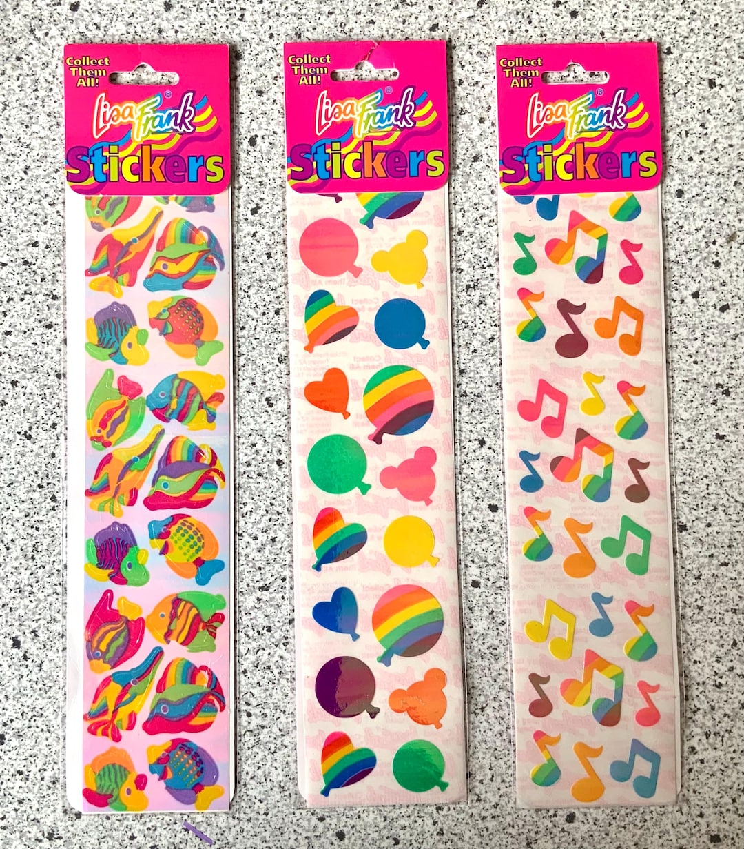 Vintage Lisa Frank Sticker Packs - Etsy