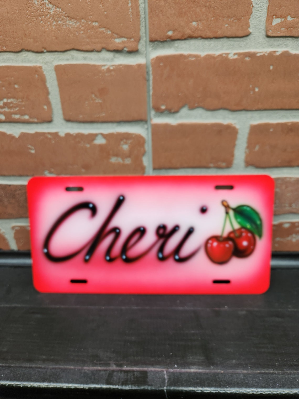 Custom Airbrush License Plate - Etsy