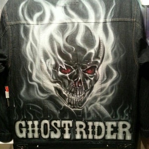 Custom Ghost Rider Jacket - Etsy