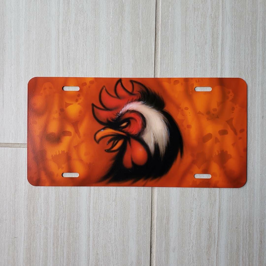 Custom Airbrush License Plate - Etsy