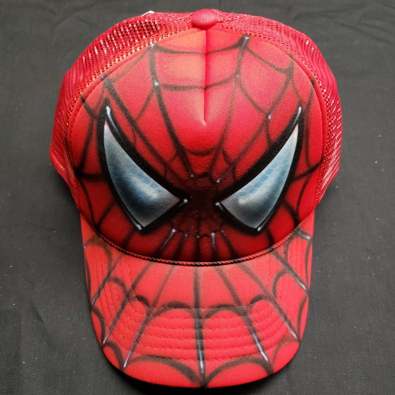 Custom Airbrush Spider Hat - Etsy