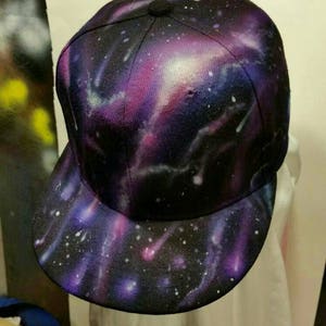 Galaxy Airbrushed Hat - Etsy