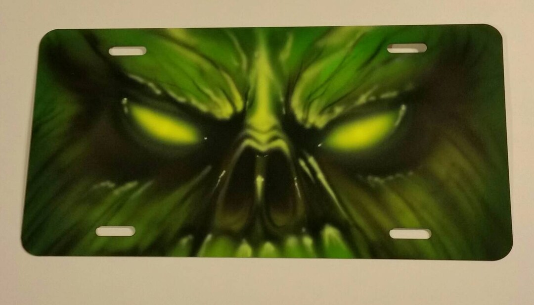 Airbrush Custom Ghostface License Plate - Etsy