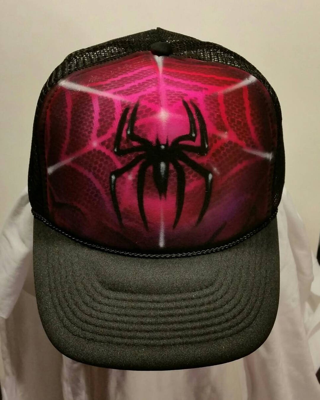 Custom.spider Airbrush Hat - Etsy