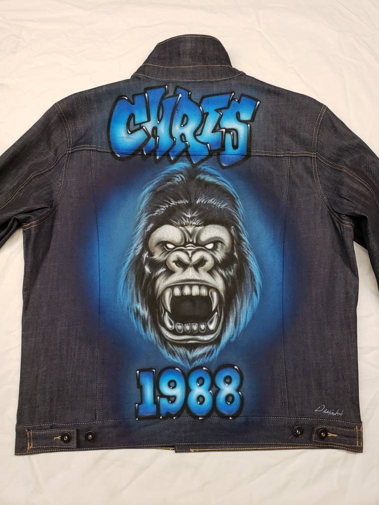 Custom Airbrush Jane Jacket - Etsy