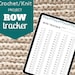 Temperature Blanket Row Tracker Crochet Knit Project Row Counter ...