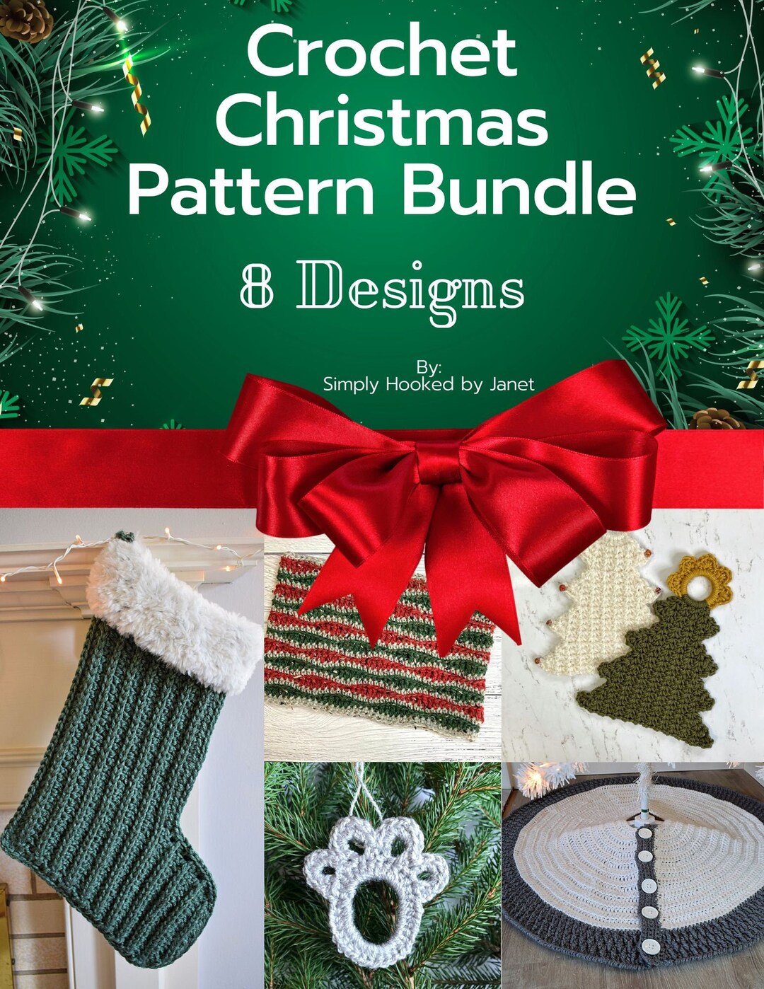 Crochet Christmas Pattern Bundle PDF CROCHET PATTERN - Etsy