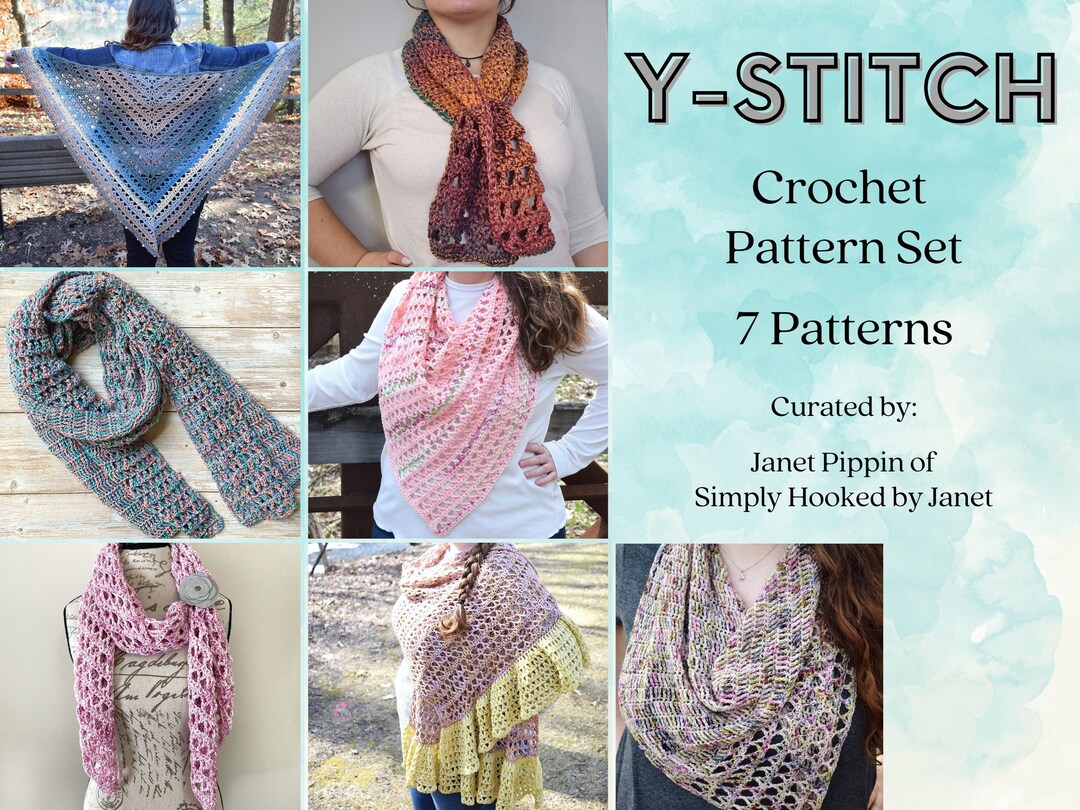 7 Crochet Patterns Bundle PDF CROCHET PATTERN Y-stitch Crochet Patterns ...
