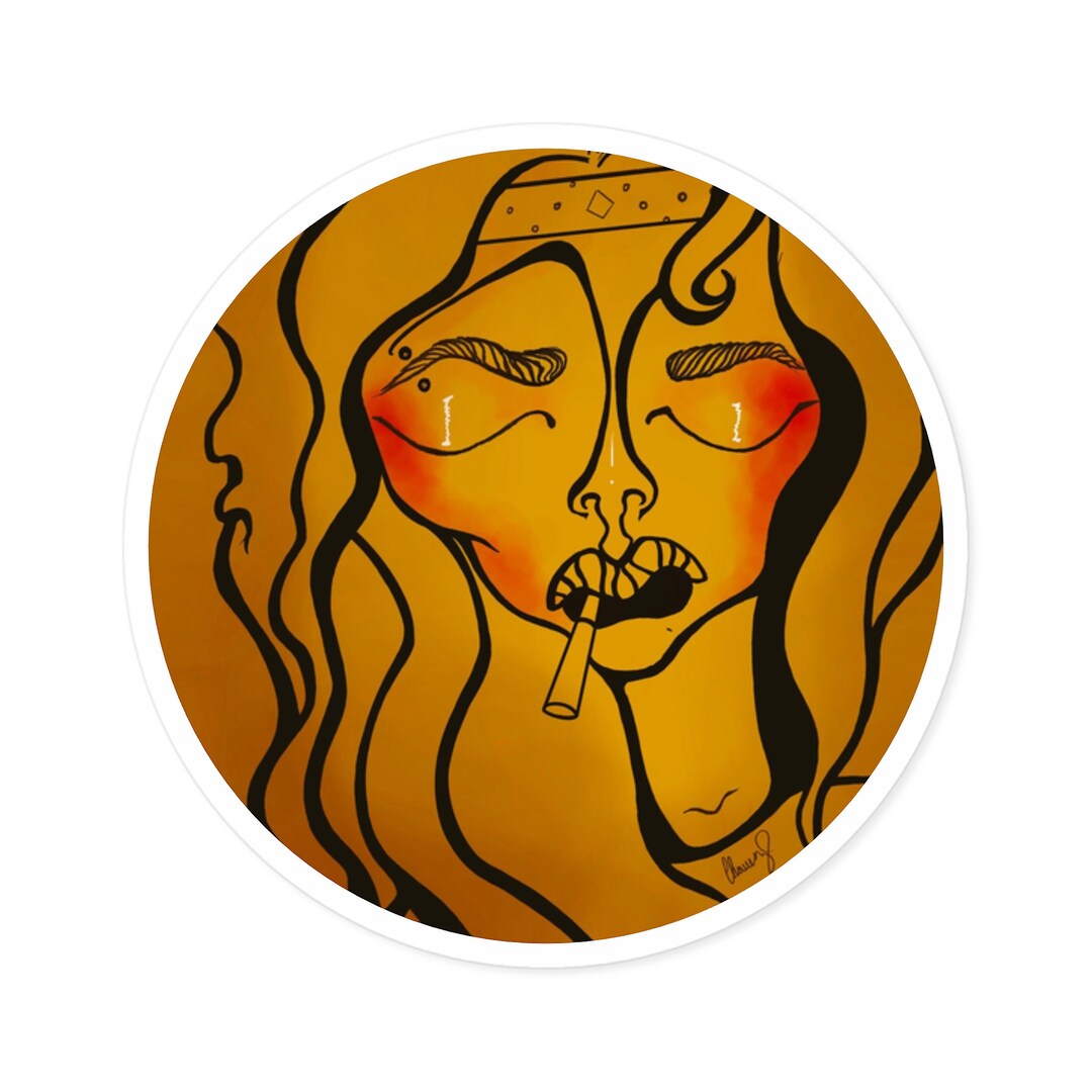 Round Stickers Indoor Sticker I Outdoor Sticker Premium Vinyl Sticker ...