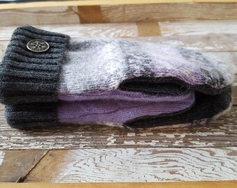 Upcycled Wool Sweater Mitten pdf pattern INSTANT DOWNLOAD