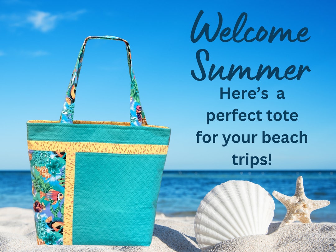 Summer Tropical Fish Theme Tote Bag - Etsy