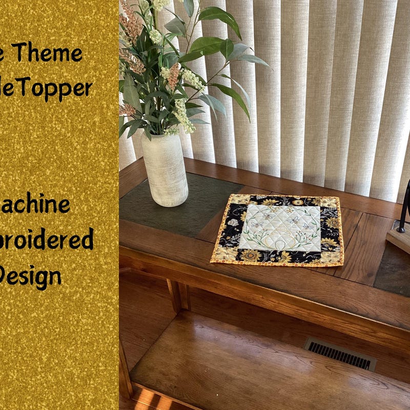 Square Table Topper - Etsy