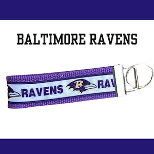Baltimore Ravens Inspired Key Fob - Etsy
