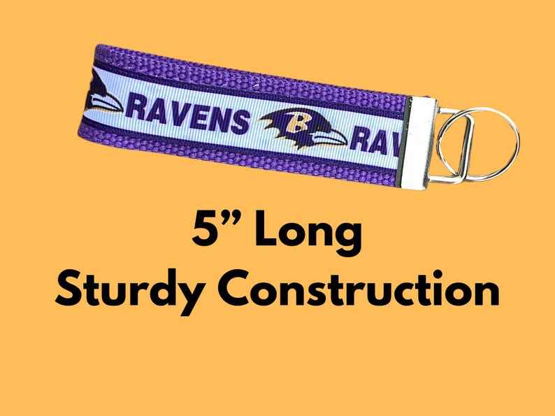 Baltimore Ravens Inspired Key Fob - Etsy