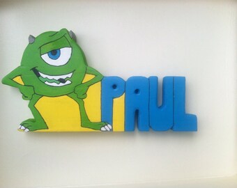 Monsters inc letters | Etsy