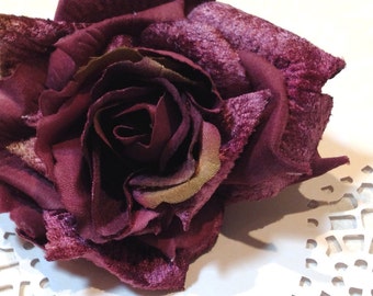 Plum Silk Flowers | Etsy