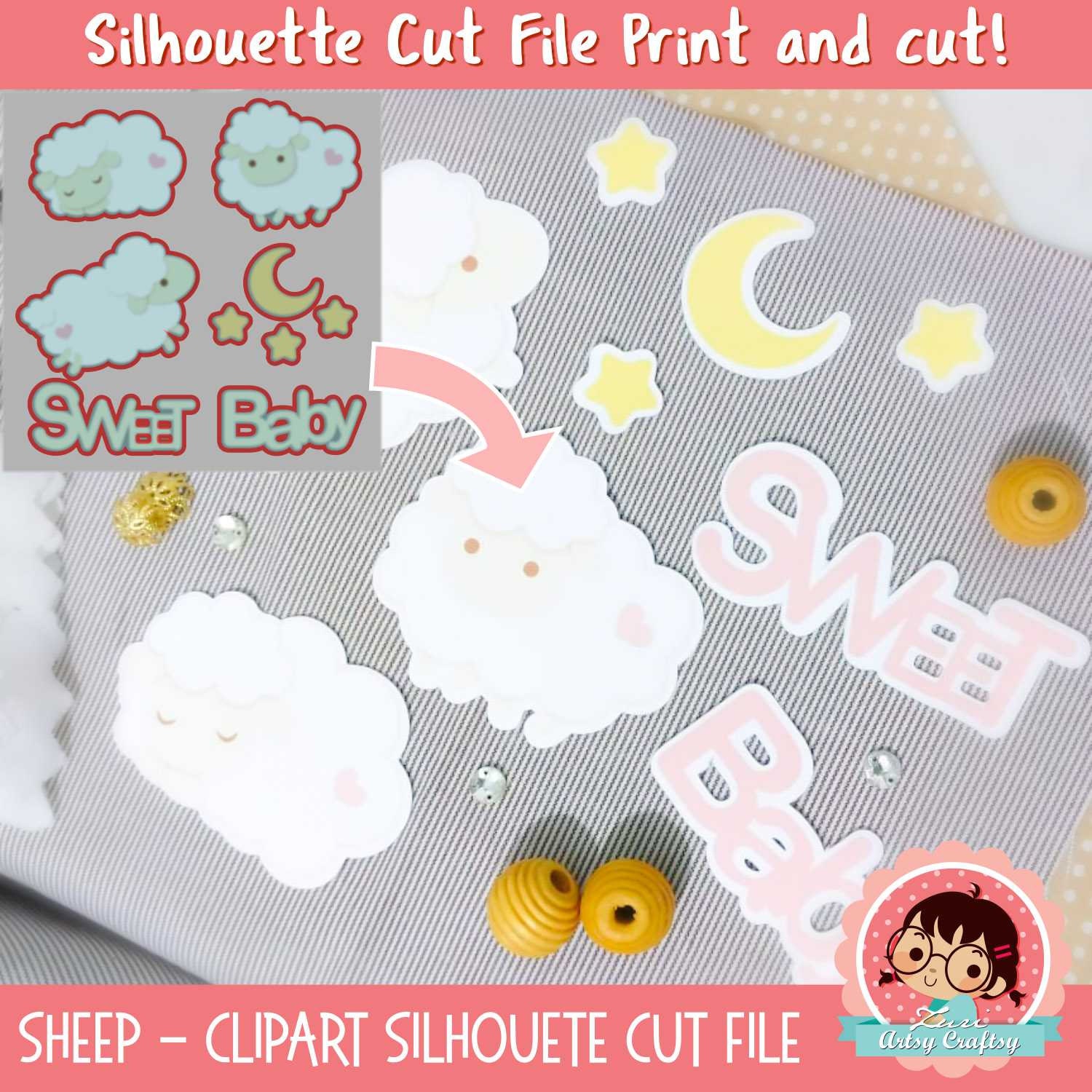 Sheep Clipart and Cut File PACK Cute Sheep Sheep Baby Shower - Etsy Canada