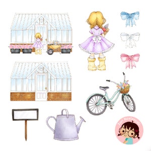 Spring Garden Clipart Collection, Digital Clipart, Printable, Instant ...