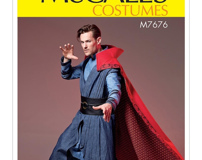Dr Strange Costume Pattern, Man Cape, Tunic Vest, Belt, Marvel Super ...