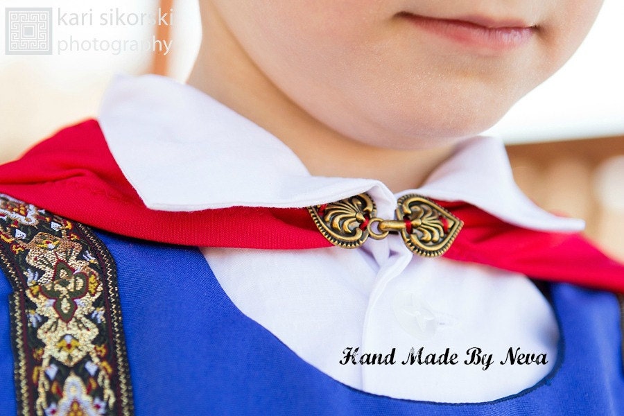 Prince Red Cape King Cloak Pirate Blue Cape Vampire Dracula | Etsy