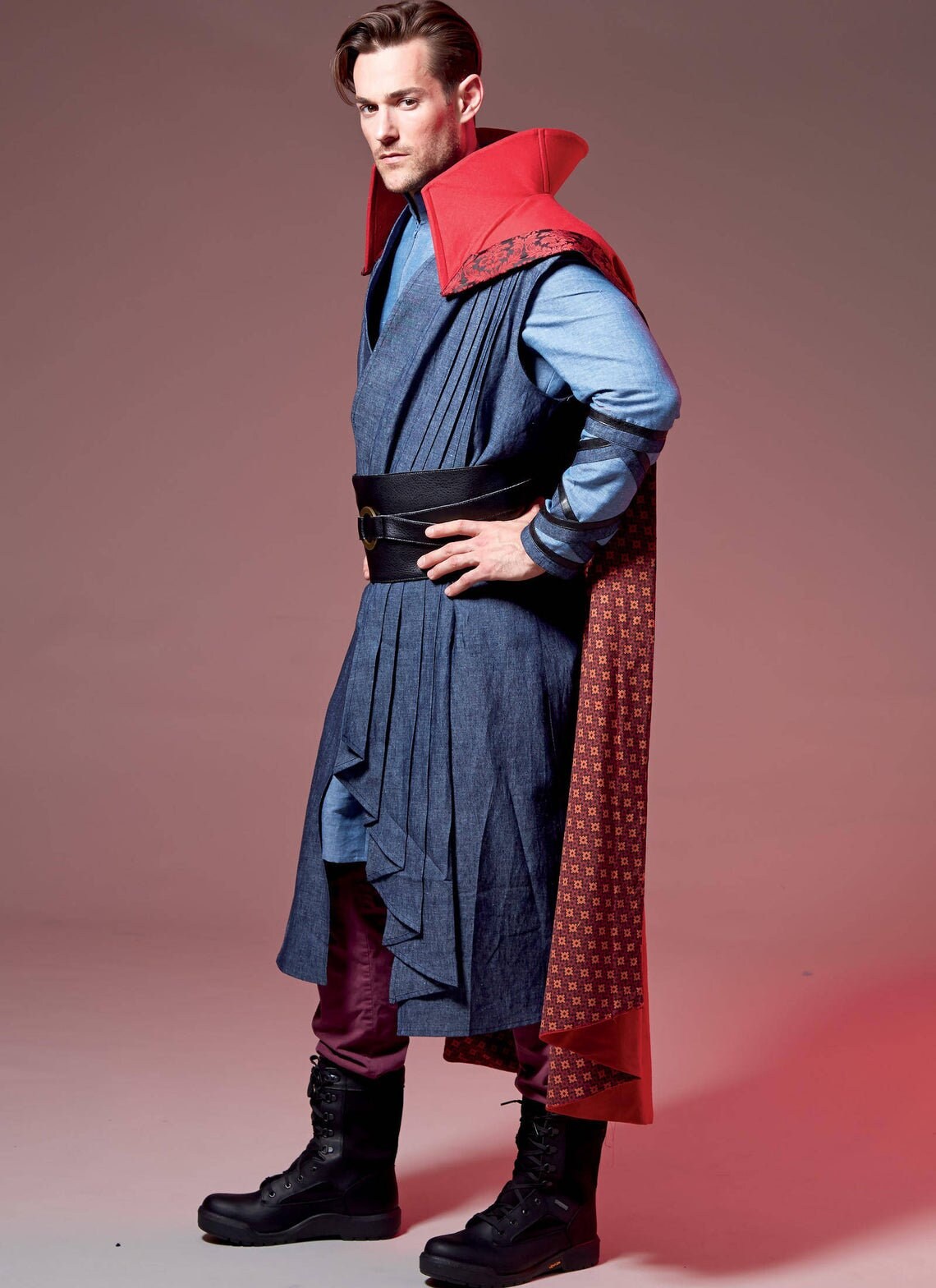 Dr Strange Costume Pattern Man Cape Tunic Vest Belt Marvel | Etsy