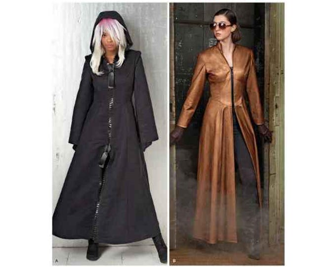 Matrix Steampunk, Trench Hood Coat, Sewing Pattern, Combat Super ...