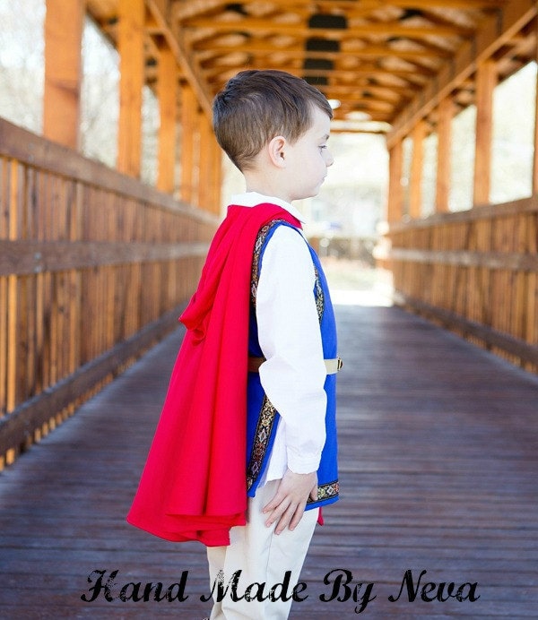 Prince Red Cape King Cloak Pirate Blue Cape Vampire Dracula | Etsy