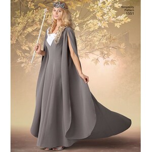Hobbit Elf Woman Costume, Sewing Pattern, Royal Dress, Queen Medieval ...