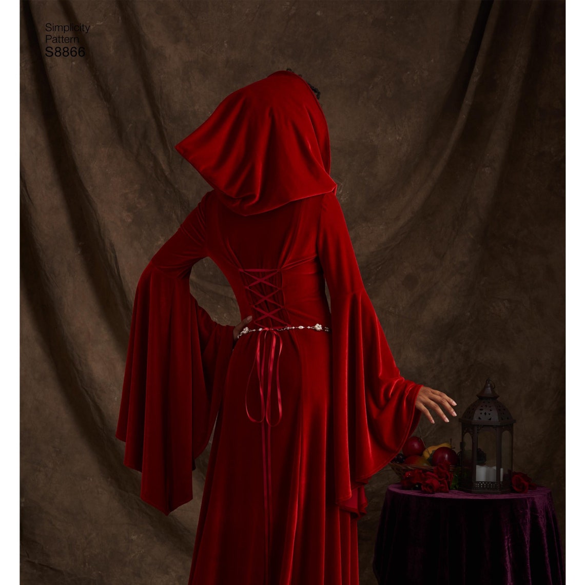 Cosplay Womens Costume Sewing Pattern Royal Dress With Hood | Etsy