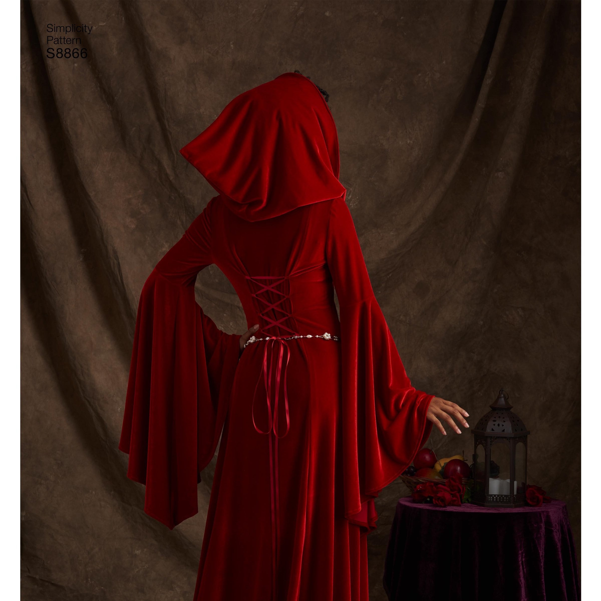 Cosplay Womens Costume, Sewing Pattern, Royal Dress With Hood, Queen ...