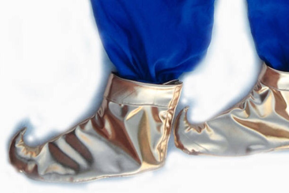 Genie Costume Gold Slippers Aladdin Photo Prop Toddler - Etsy
