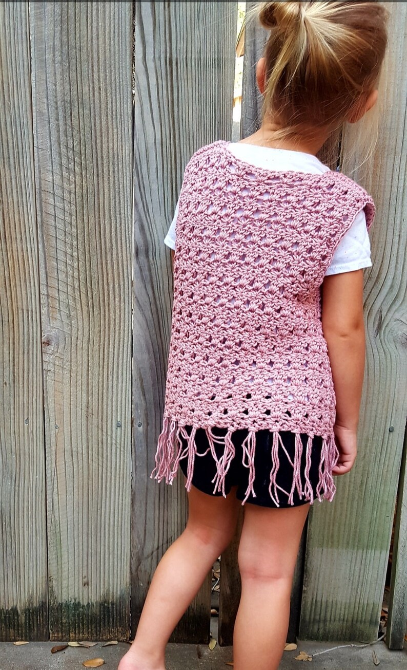 Crochet Vest for Kids Vest Pattern Toddler Vest Childrens Crochet Beginner Friendly Crochet ...