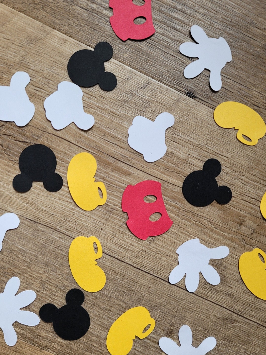 Mickey Mouse Birthday Party Confetti for Oh Twodles Birthday Party ...