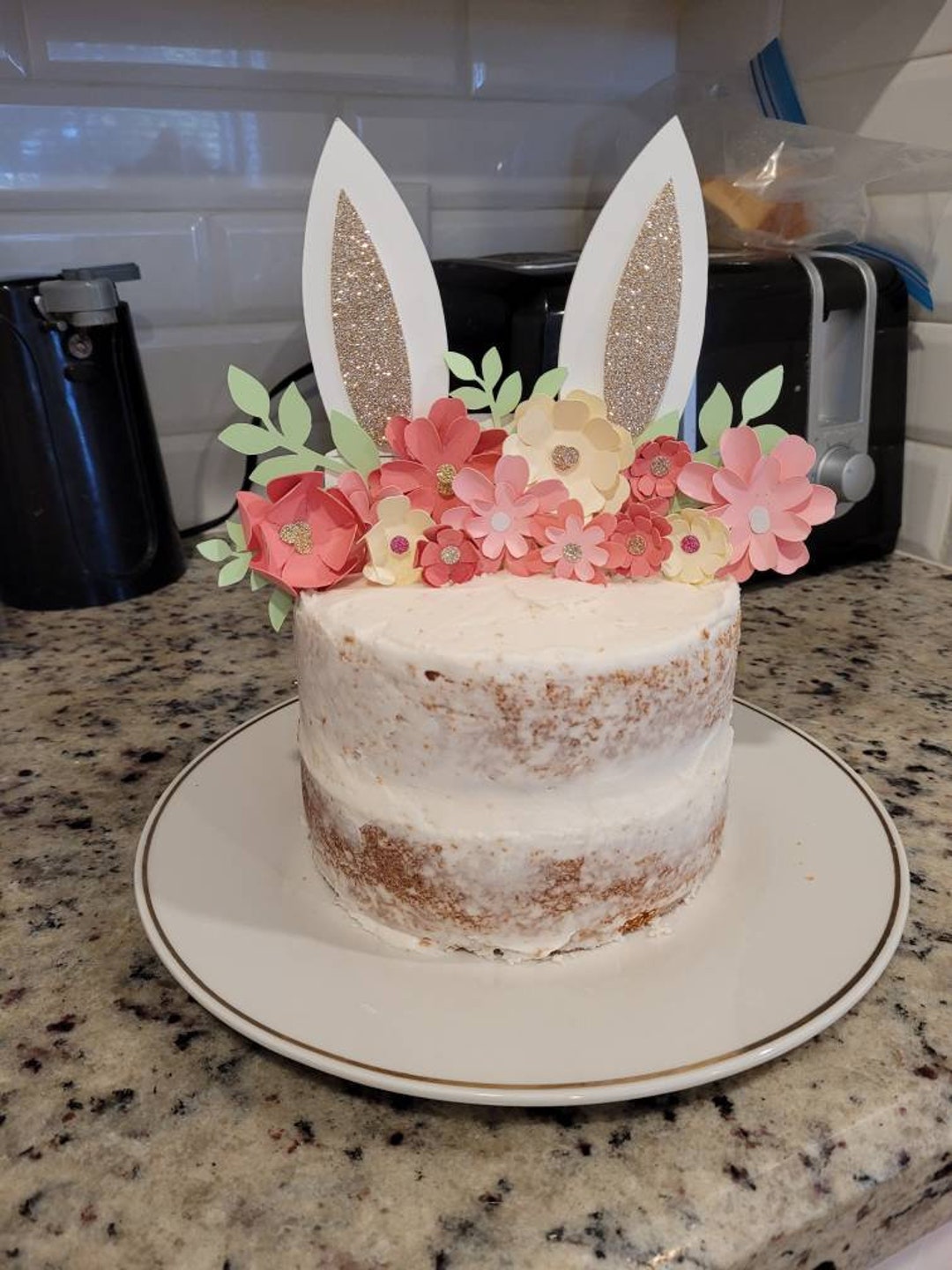 Some Bunny is ONE Cake Topper for Some Bunny is 1 First Birthday Bunny ...
