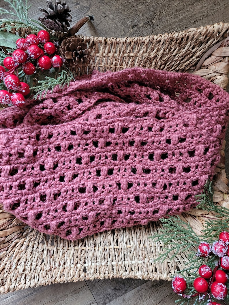 Crochet Dots and Dash Cowl and Infinity Scarf Pattern / Digital ...