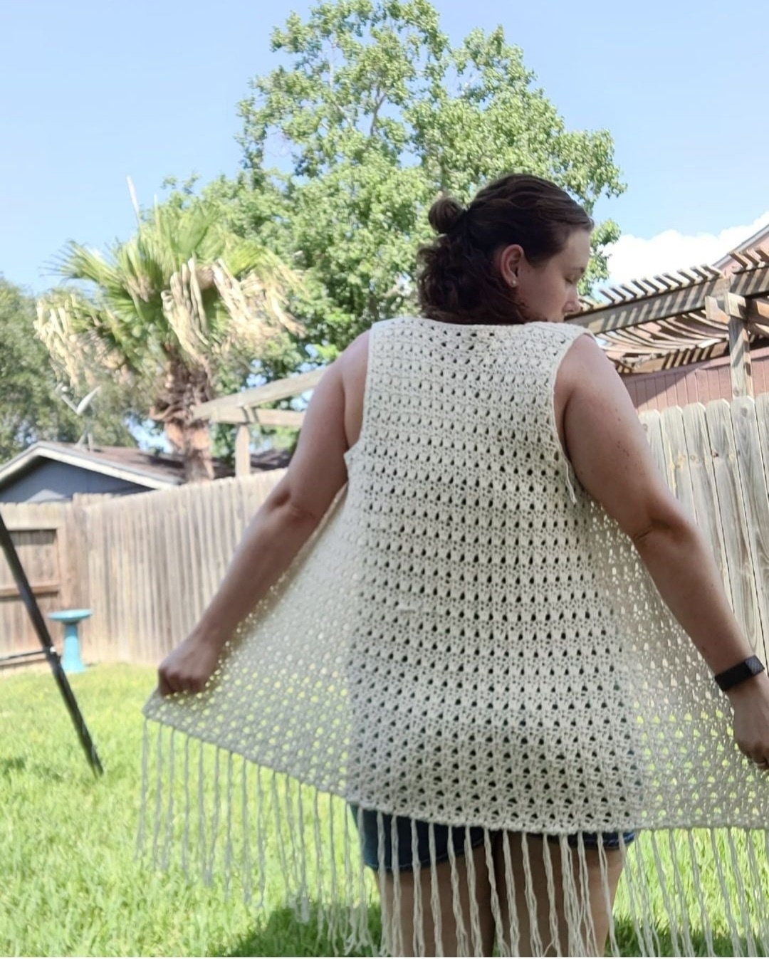 Crochet Vest for Adult Pattern Digital Download Boho Vest Pattern Size ...