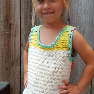 Crochet Time Out Tank Pattern Digital Download Crochet Pattern for Kids ...