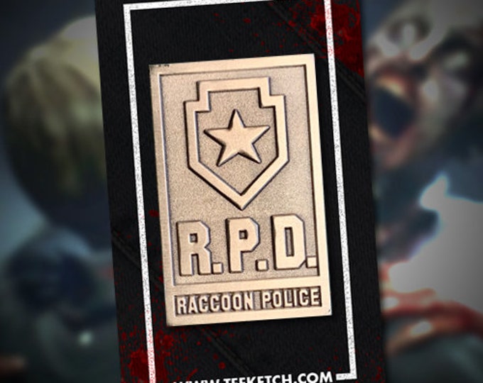 Resident Evil - Enamel Pin - RPD - Raccoon City Police Badge - Etsy