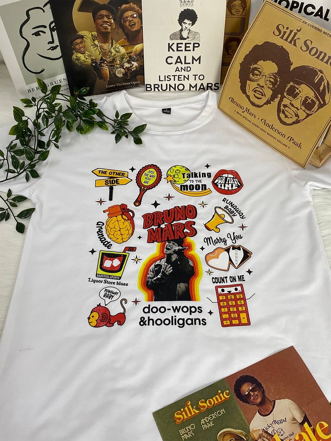 Bruno Mars Doo-wops & Hooligans Album Shirt Bruno Mars Merch - Etsy