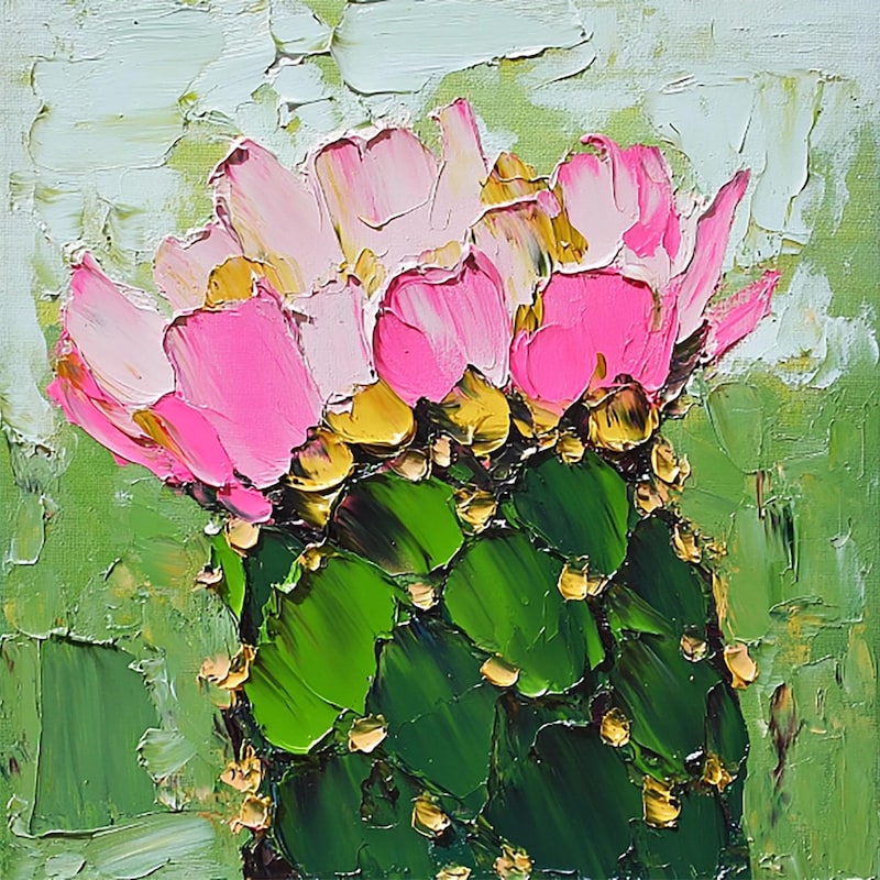 Cactus Painting - Etsy