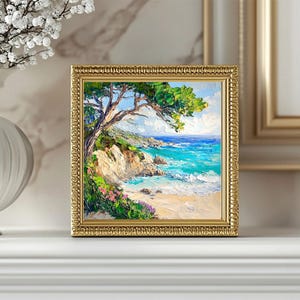 Carmel Beach Painting Seascape Original Art Monterey Abstract Landscape ...