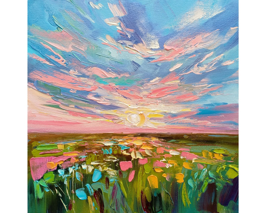 Irish Painting Ireland Original Art Landscape Small Painting Impasto ...