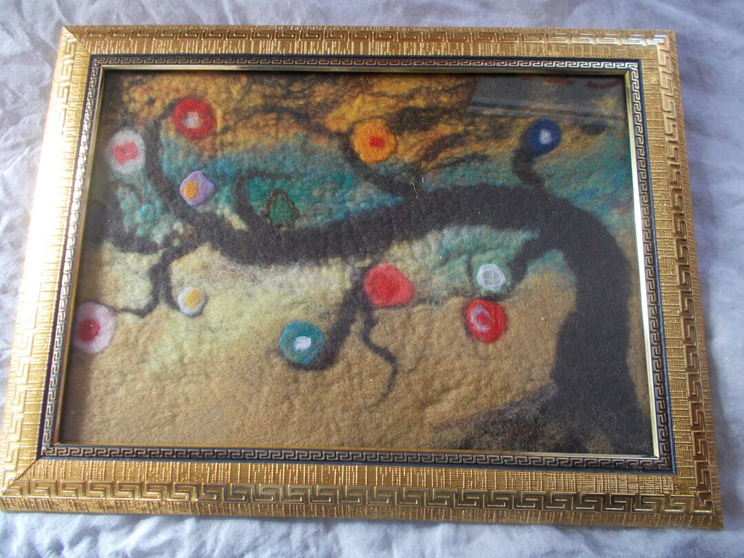 Felt Picture, Wool Picture, Felt Art, Felt Art Decor, Felt Home Decor ...